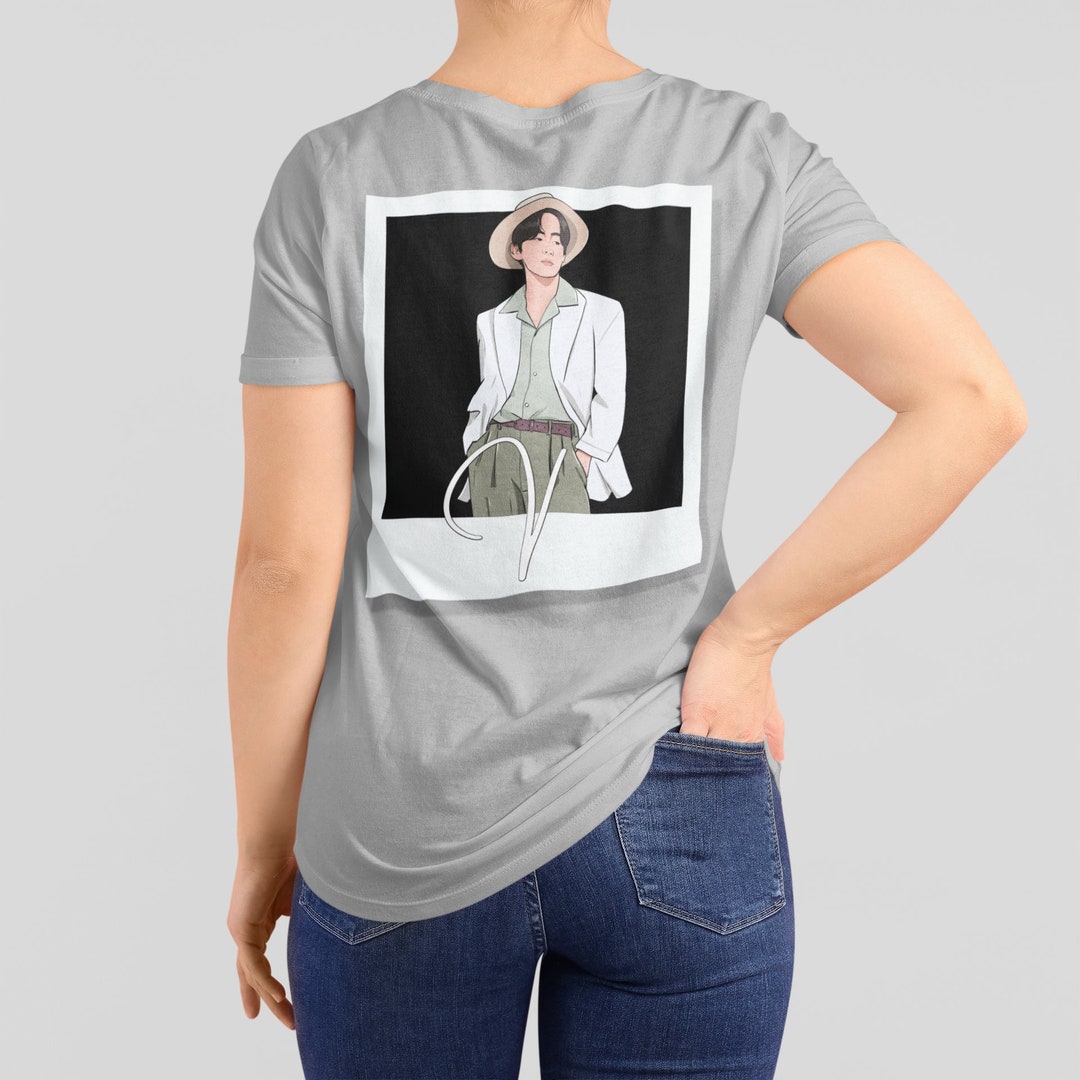 V Bts V Bts Shirt Bts V Bts Shirt V Shirt Bts V Fanart V Bts Polaroids ...