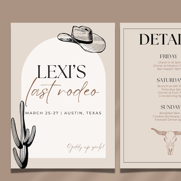 Last Rodeo Bachelorette - Etsy