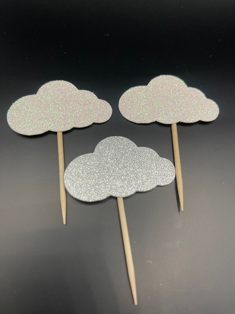 Cloud Cupcake Toppers on Cloud 9 - Etsy
