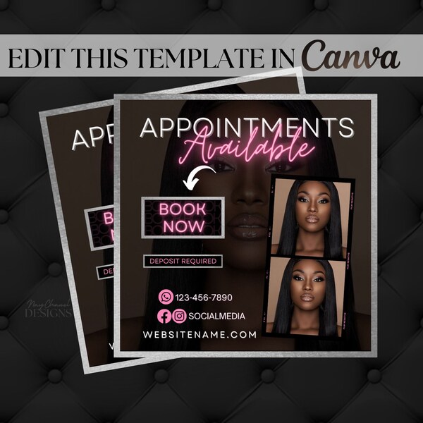 Homecoming Makeup Flyer - Etsy