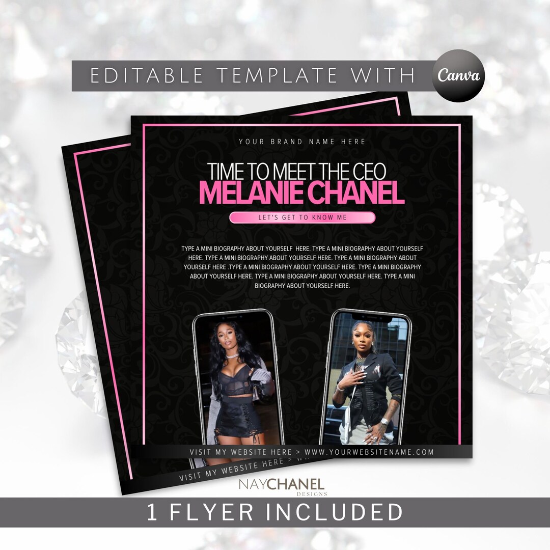 DIY Meet the CEO Flyer Template Entrepreneur Flyer Meet the Owner Flyer ...