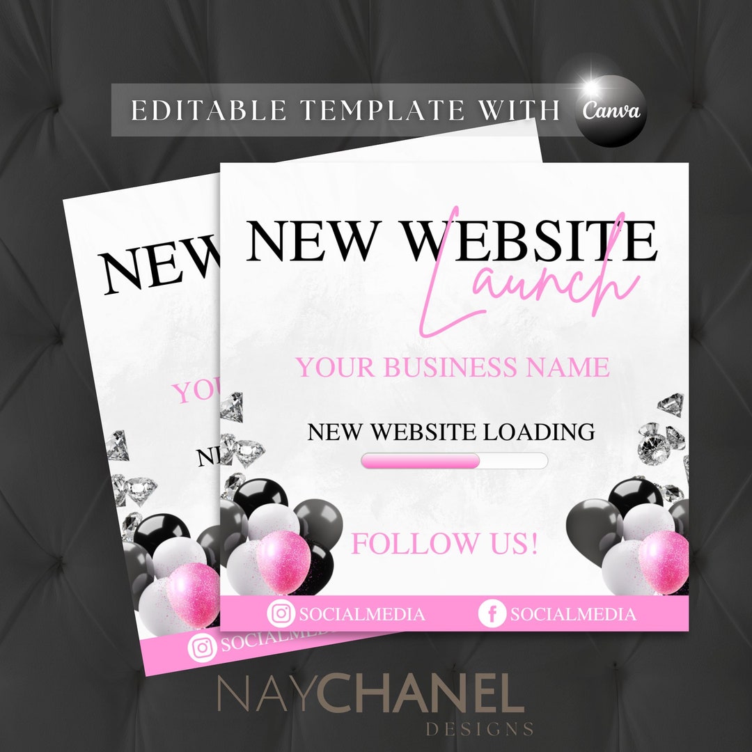 Website Launch Flyer Website Coming Soon New Website Flyer Grand ...