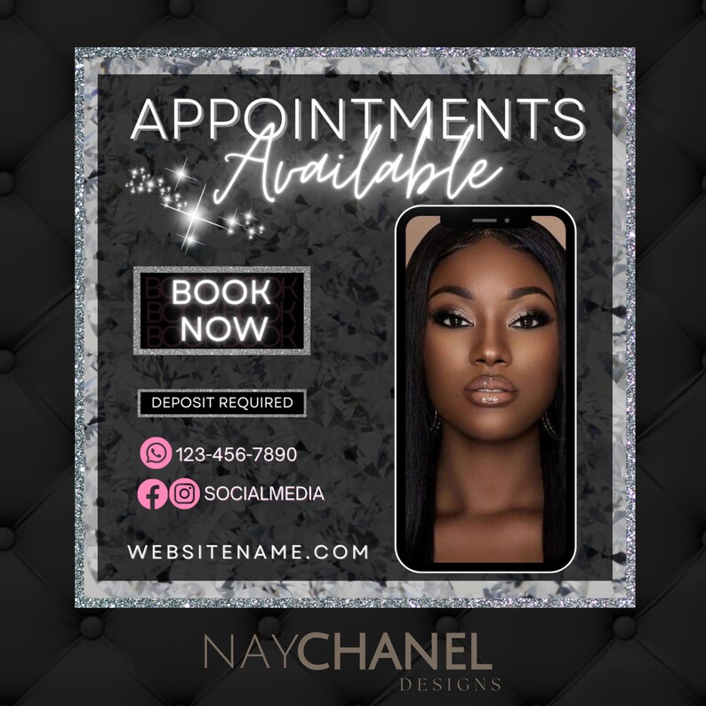 Appointments Available Flyer Lash Flyer Hair Flyer Makeup - Etsy