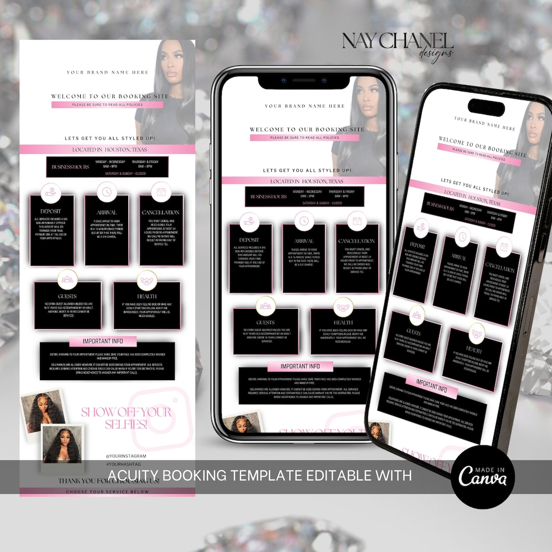 DIY Acuity Booking Site Template - Acuity Scheduling Website - Acuity ...