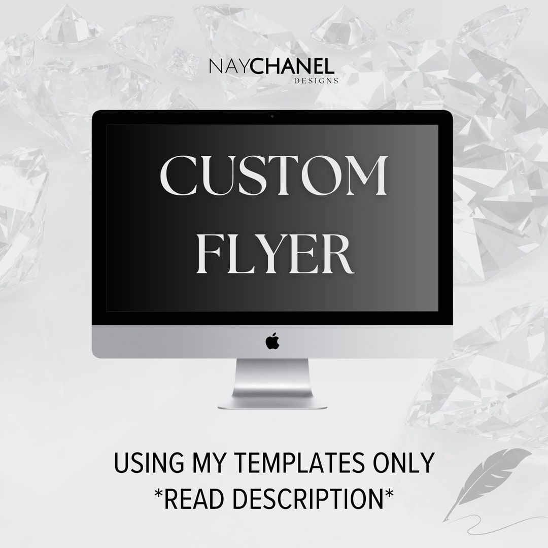 Custom Social Media Flyer Template - Etsy