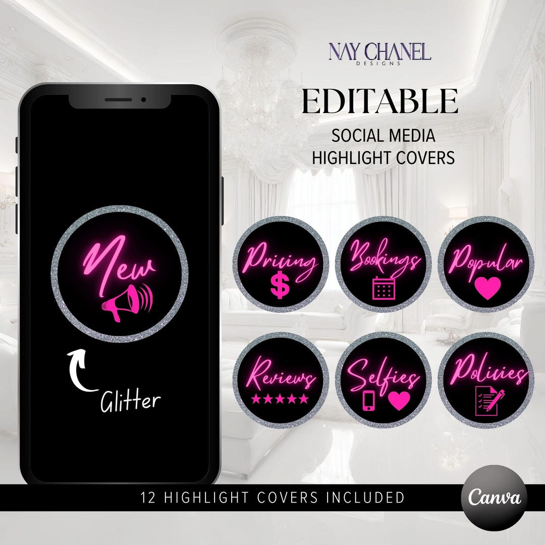 Instagram Highlight Covers - Social Media Highlights - Instagram Icons ...