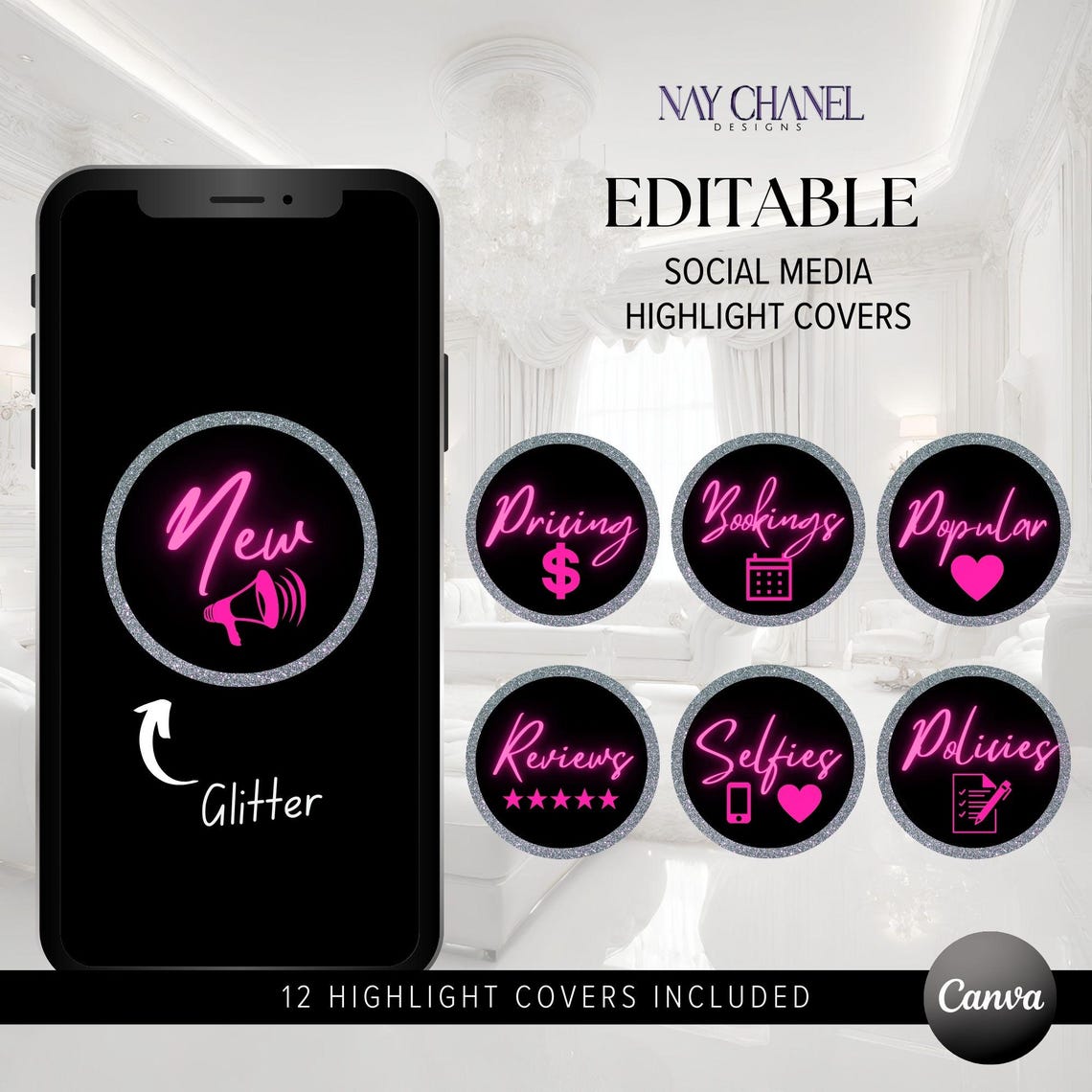 Instagram Highlight Covers - Social Media Highlights - Instagram Icons ...