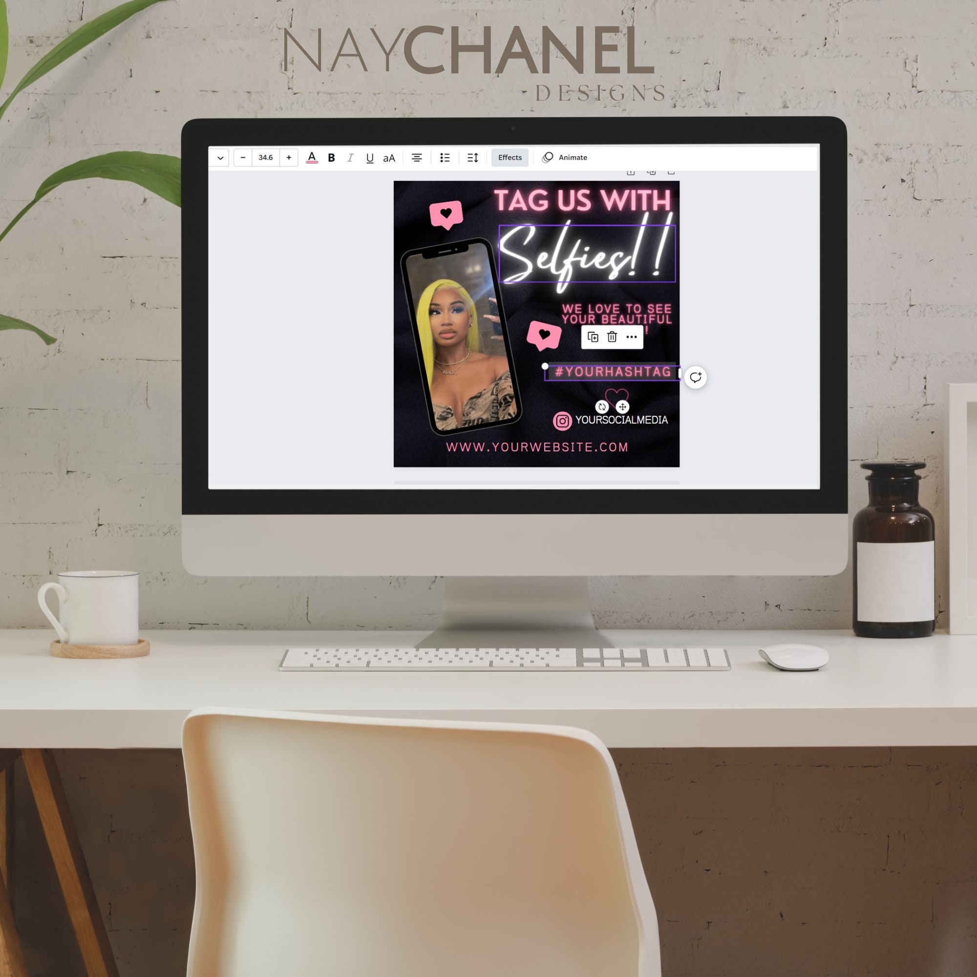 Selfie Tag Flyer Tag Us Flyer Selfie Flyer Tag Us in - Etsy