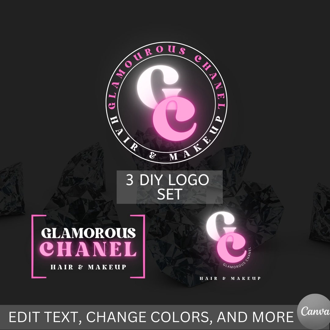 Pink Beauty Logo Hair Logo Pink Logo Design Boutique Logo DIY Logo ...