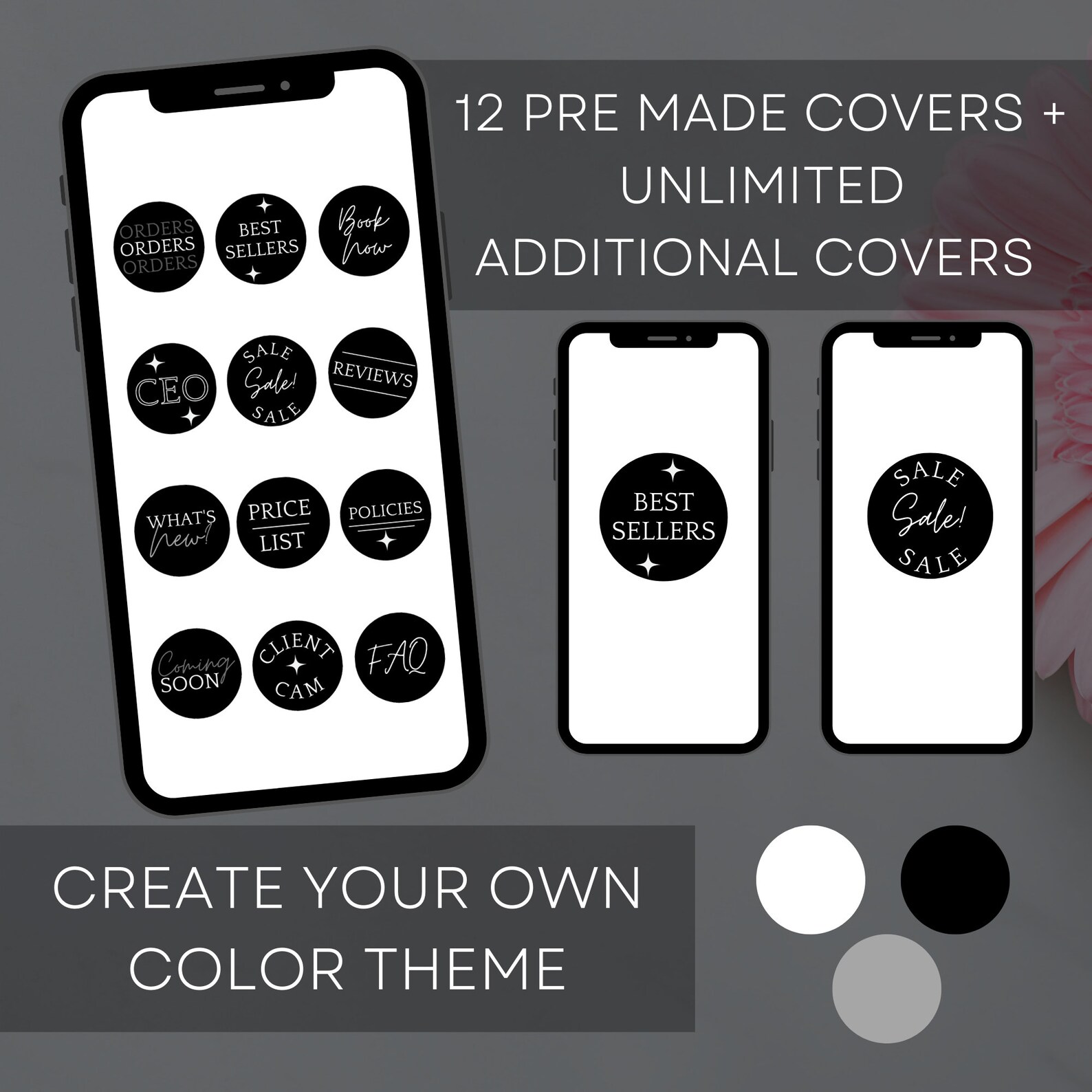 Instagram Business Highlight Covers Social Media Highlights - Etsy