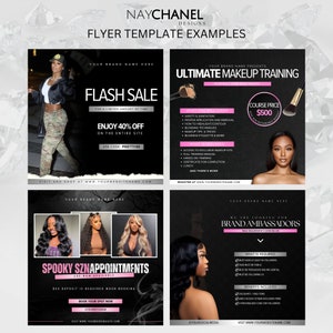 Custom Social Media Flyer Template - Etsy