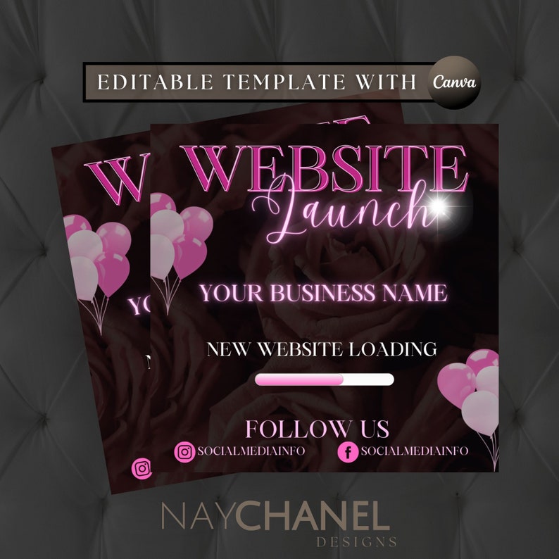 Website Launch Flyer Website Coming Soon New Website Flyer - Etsy