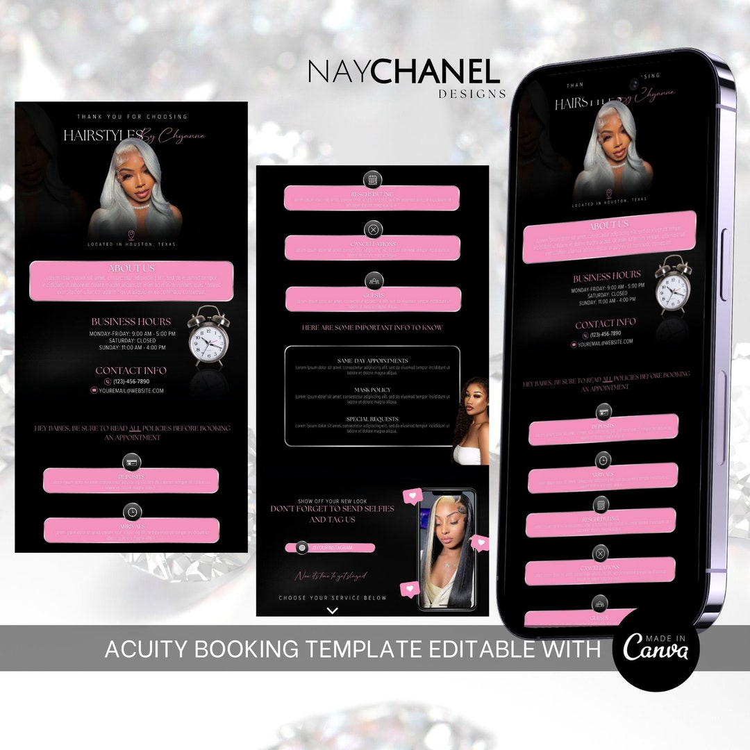 DIY Acuity Booking Site Template - Acuity Scheduling Website - Acuity ...