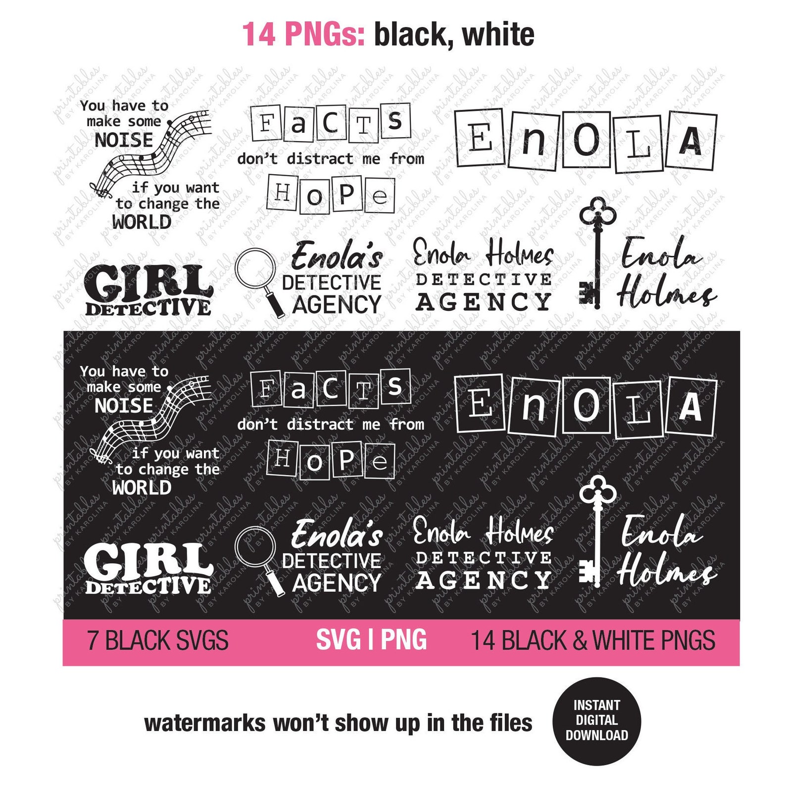Enola Holmes Svg Png Enola Holmes 2 Svg Bundle Enola Holmes Shirt Svg ...