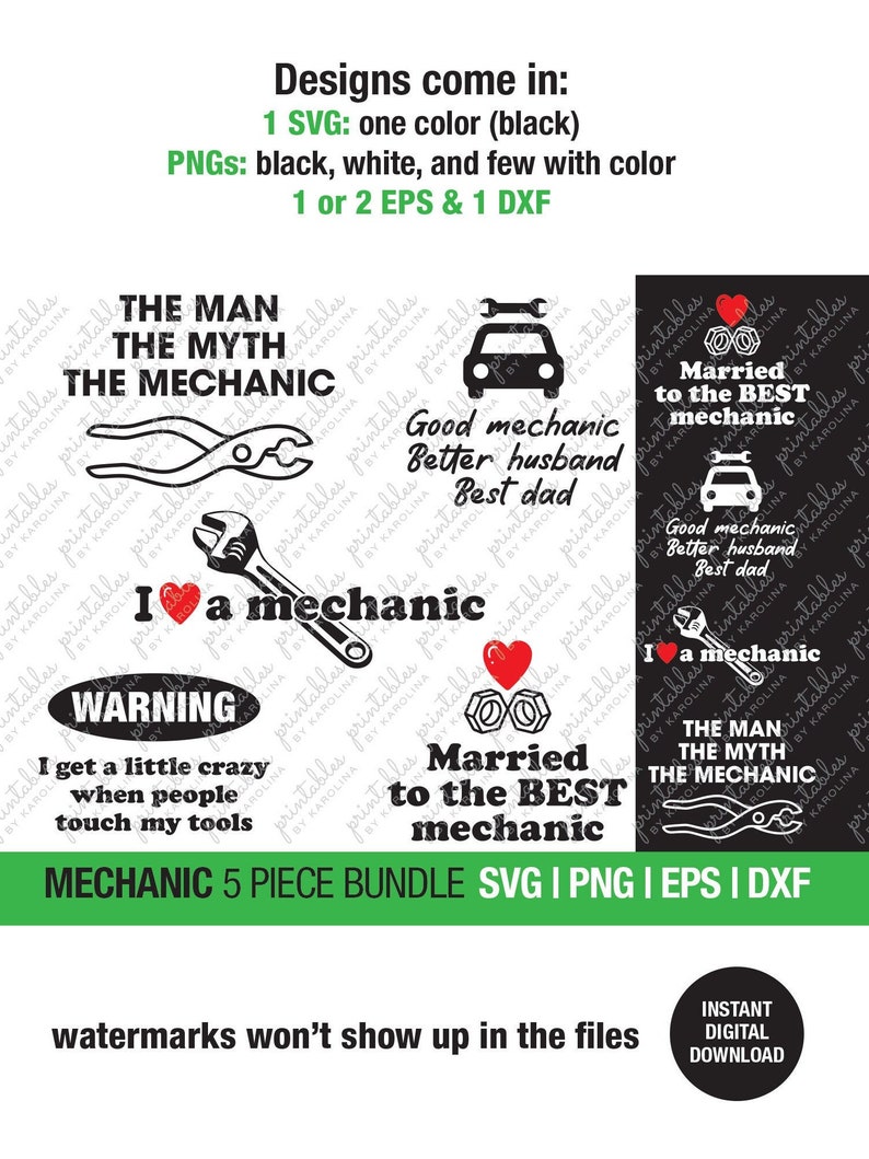 Mechanic Svg Car Mechanic Png Auto Tools Bundle Svg Automotive - Etsy