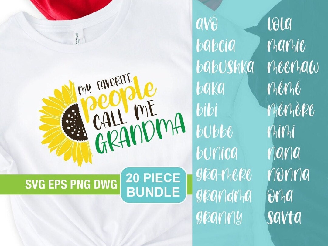 Oma svg Sonnenblume svg Shirt für oma Babcia Png Oma sv Mimi svg Nana ...
