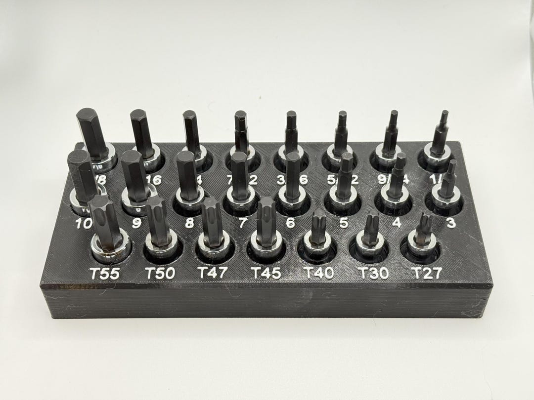 TORX and Allen Icon Socket Bit Set Holder - Metric and Standard/sae ...