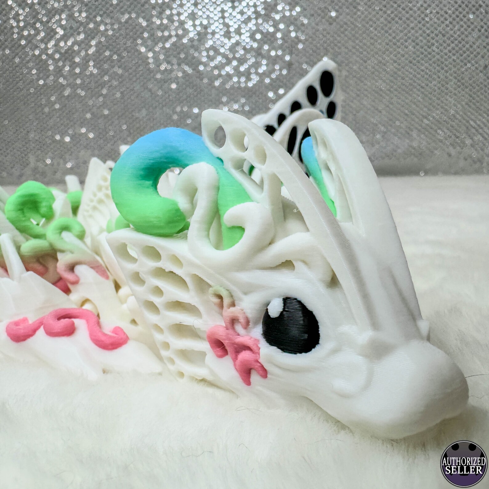 Baby Butterfly Dragon W/wings | 3D Printed Articulated Dragon | Fidget ...