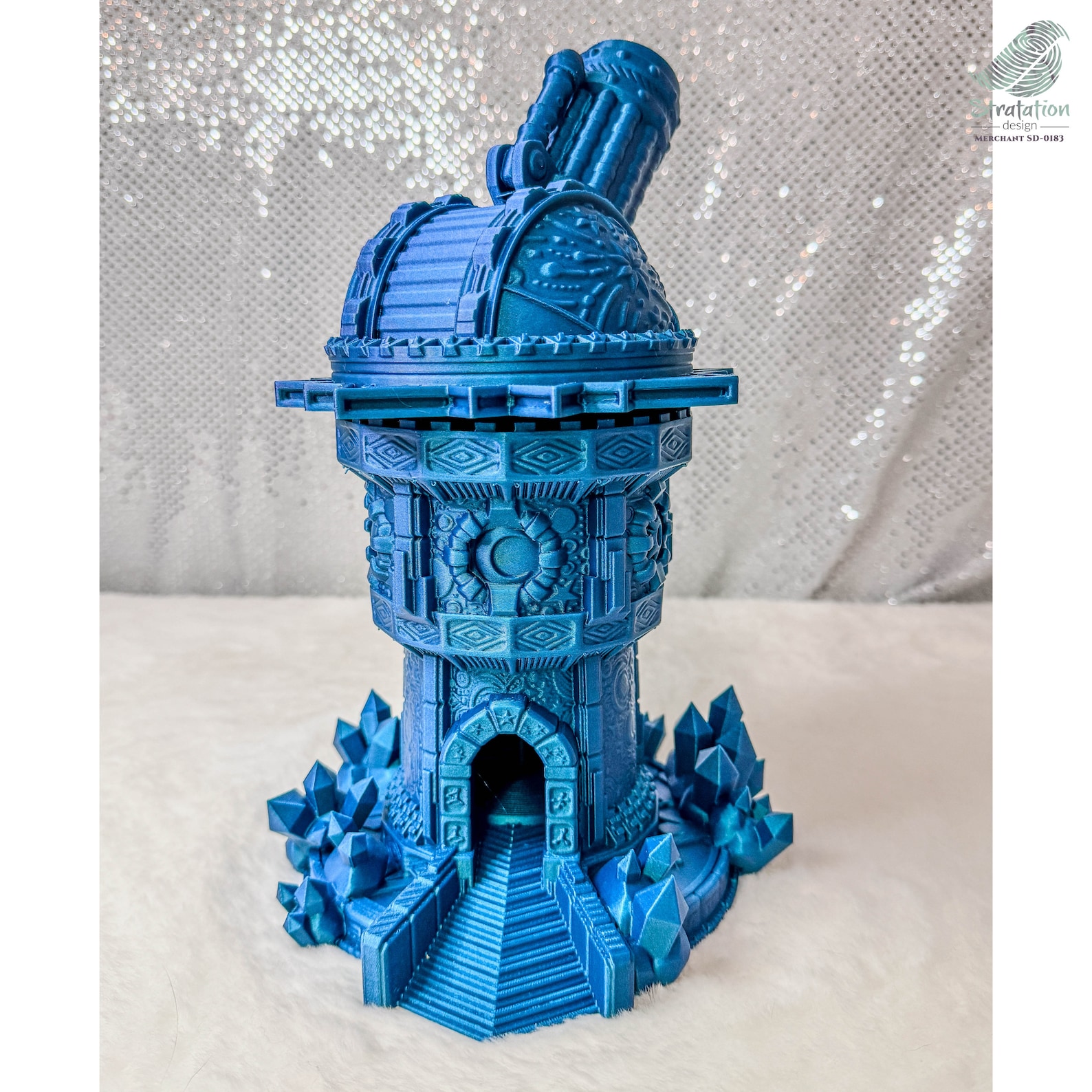 Astral Observatory Dice Tower 3D Printed Dnd Dice Tower Dice Roller ...