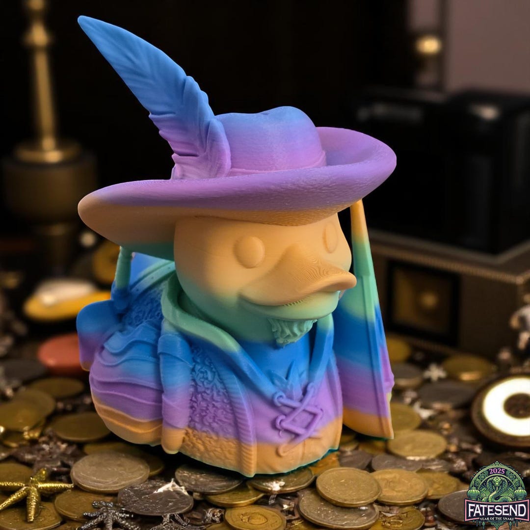 Bard Ducky Money Bank | 3D Printed Dnd Money Bank | Piggy Banks - Etsy