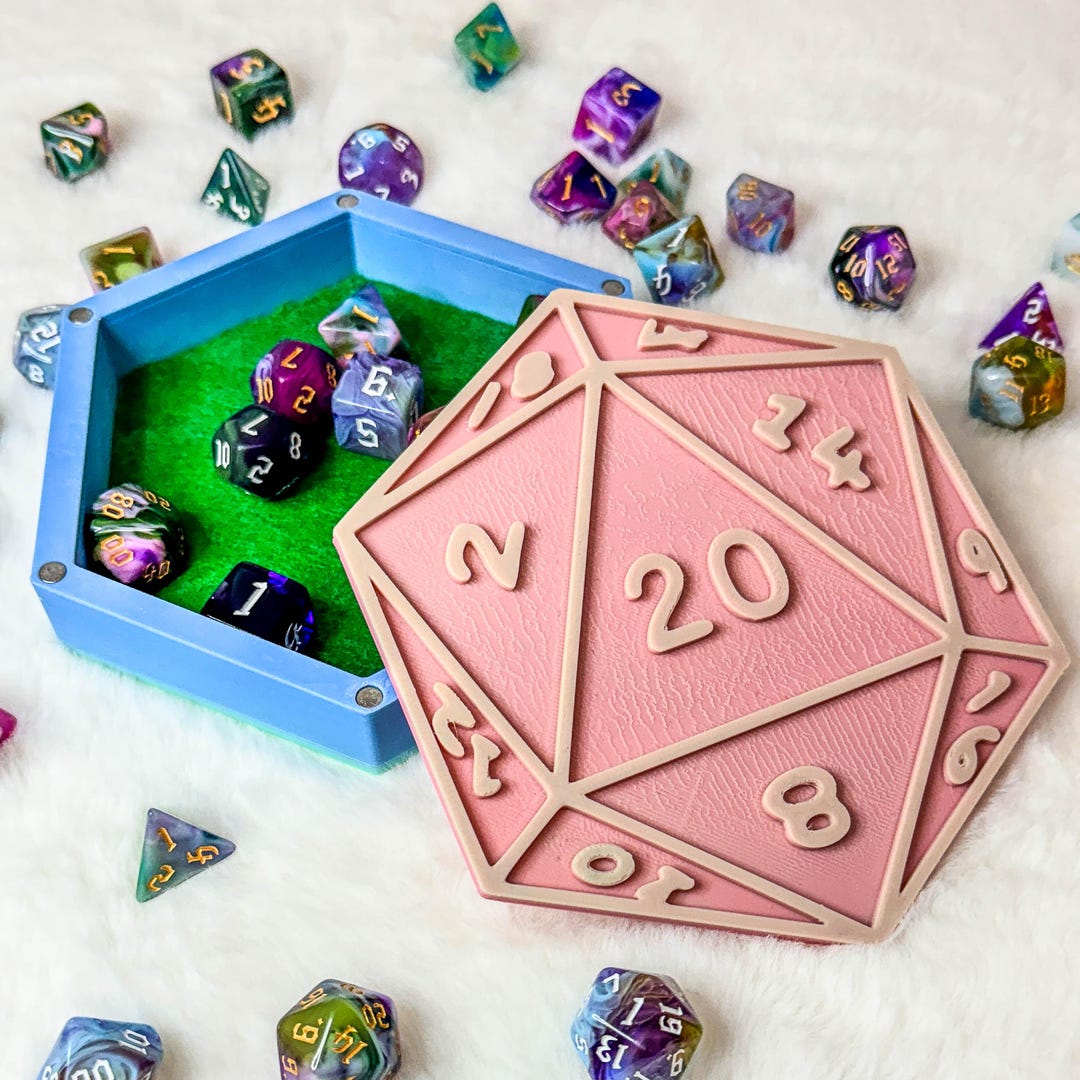 D20 Shaped Dnd Dice Box | D&D Dice Box | Dnd Accessories | Storage Box ...