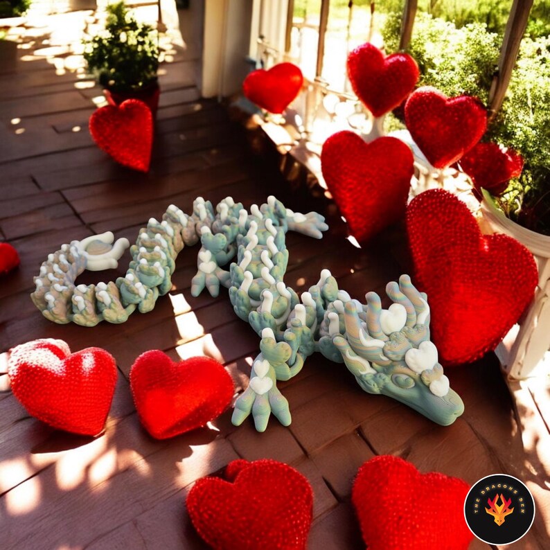 Aphrodite Dragon | 3D Printed Articulated Dragon | Fidget Dragon - Etsy