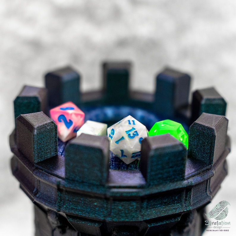 Demonic Dice Tower 3D Printed Dnd Dice Tower Demon Dice - Etsy
