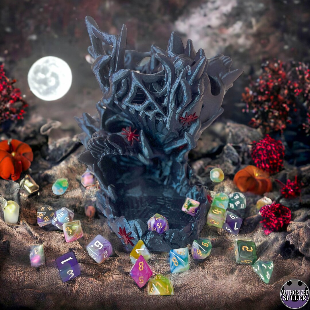 Nightmare Dice Tower 3D Printed Dnd Dice Tower Fantasy Dnd Accessories ...