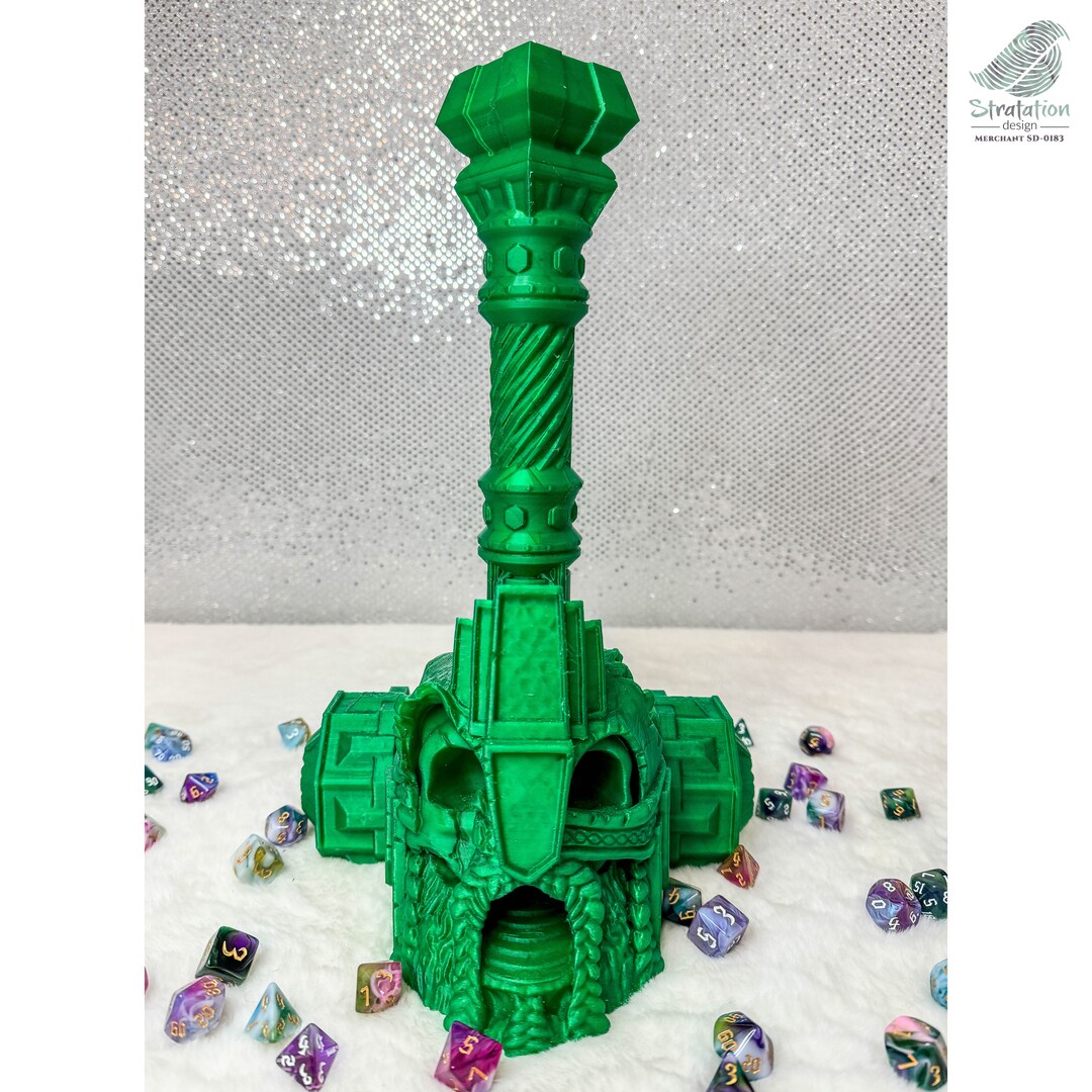 Dwarf's Spirit Dice Tower | 3D Printed Dnd Dice Tower - Etsy
