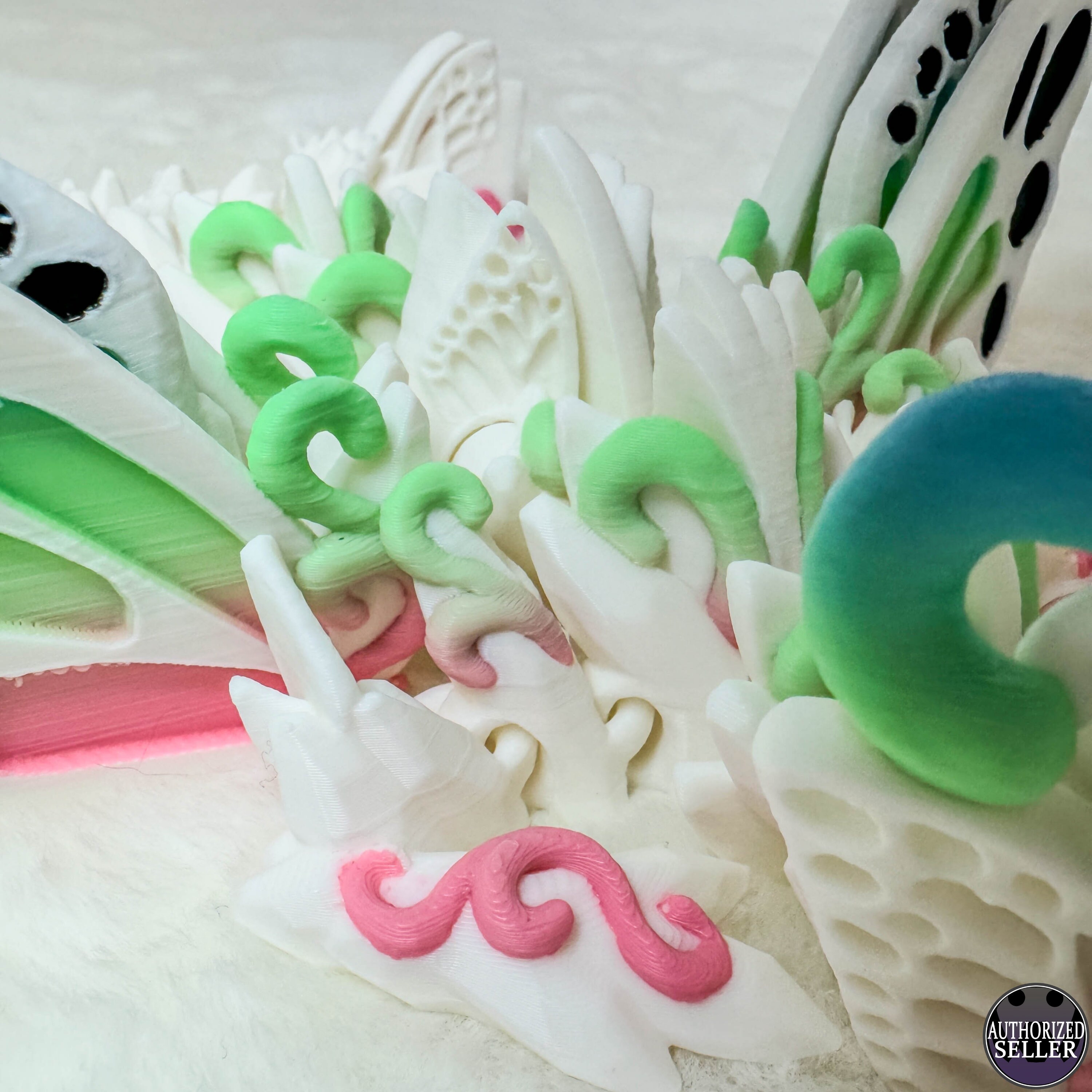 Baby Butterfly Dragon W/wings | 3D Printed Articulated Dragon | Fidget ...