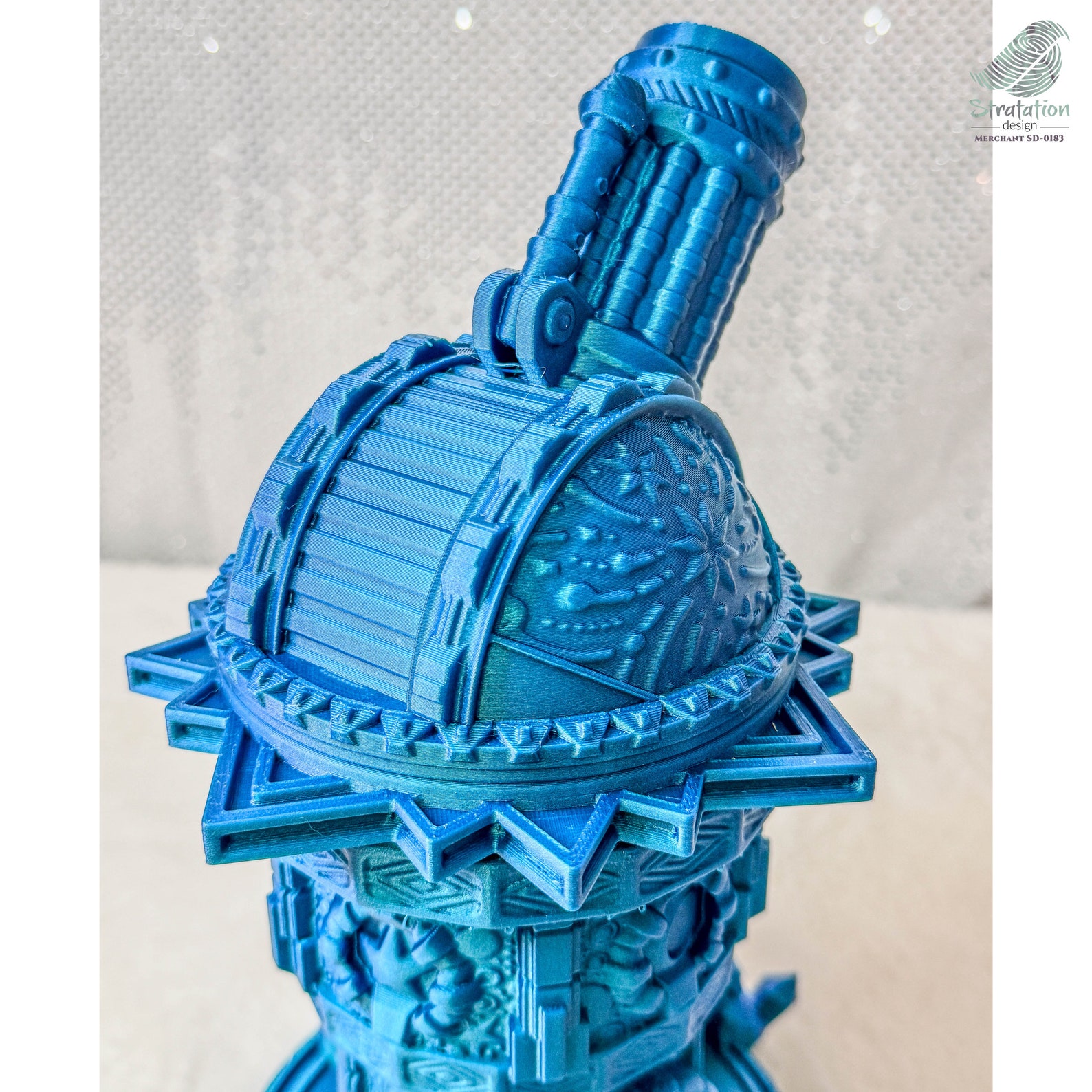 Astral Observatory Dice Tower 3D Printed Dnd Dice Tower Dice Roller ...