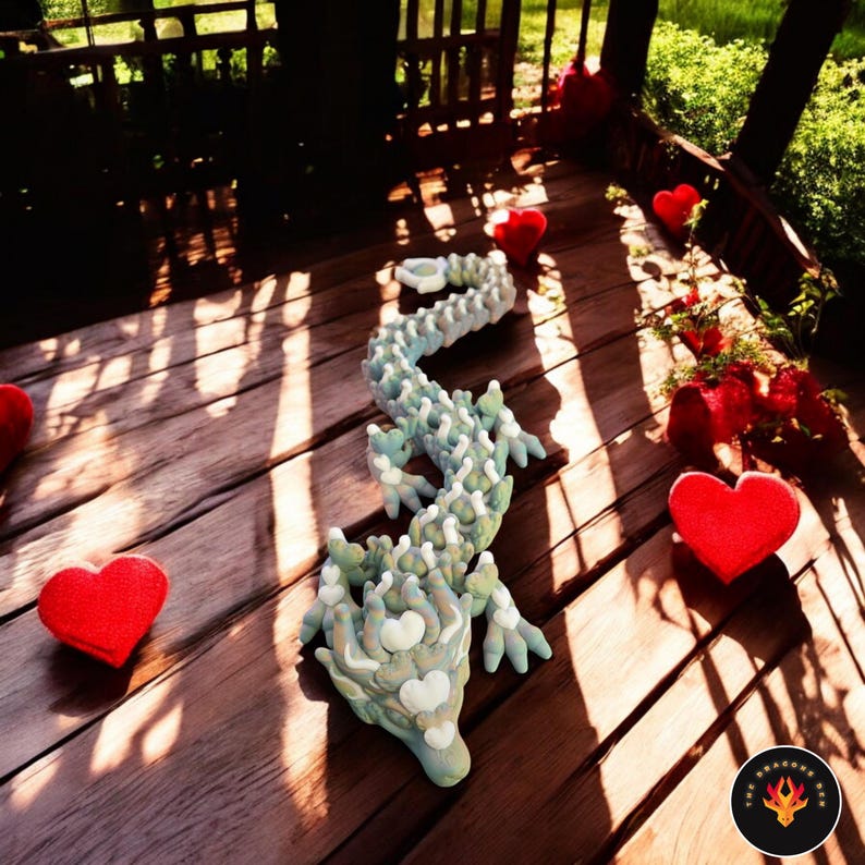 Aphrodite Dragon | 3D Printed Articulated Dragon | Fidget Dragon - Etsy