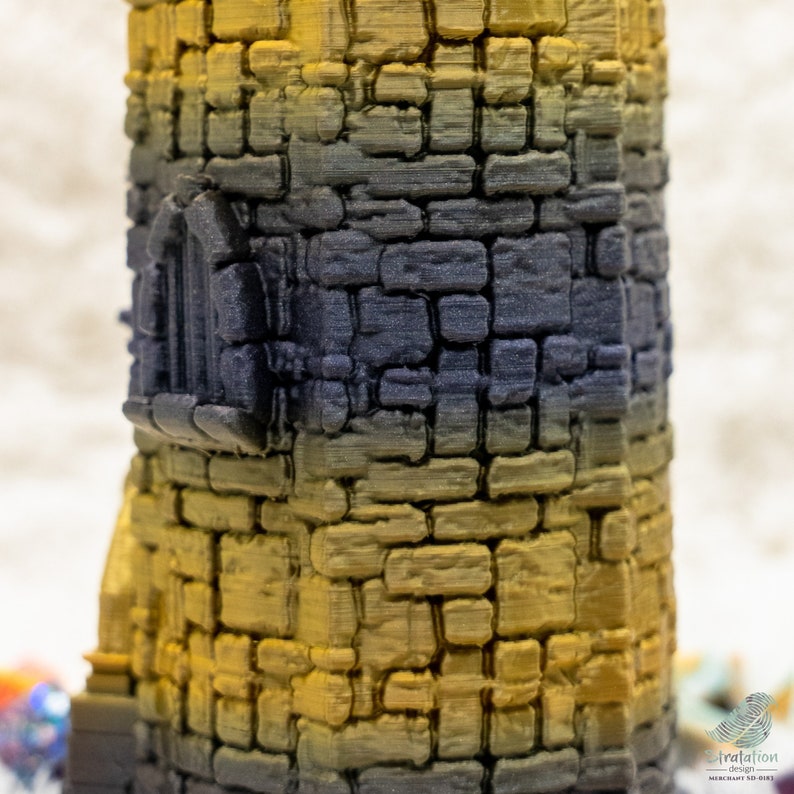Medieval Dice Tower 3D Printed Dnd Dice Tower - Etsy
