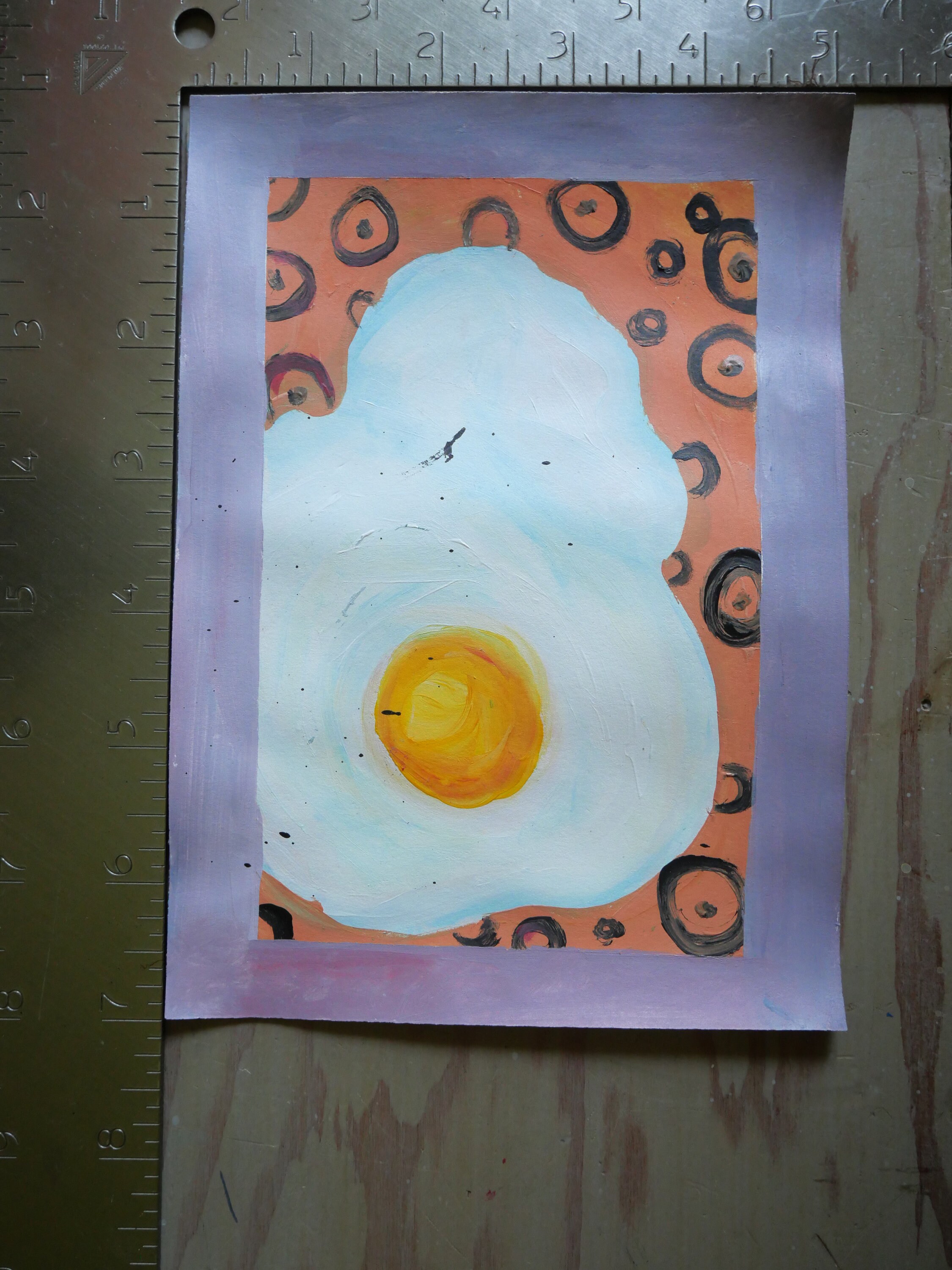 Original Acrylic Egg Painting - Etsy
