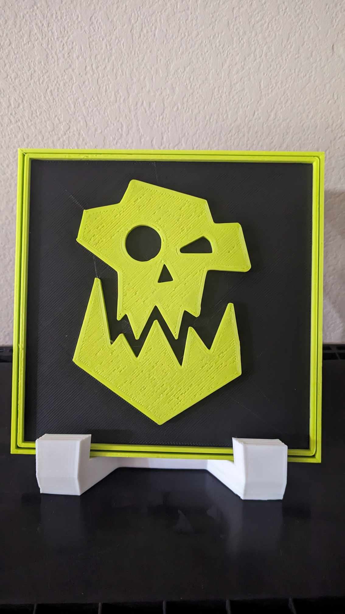 3D Printed Warhammer 40k Fanart Sign ORKZ - Etsy