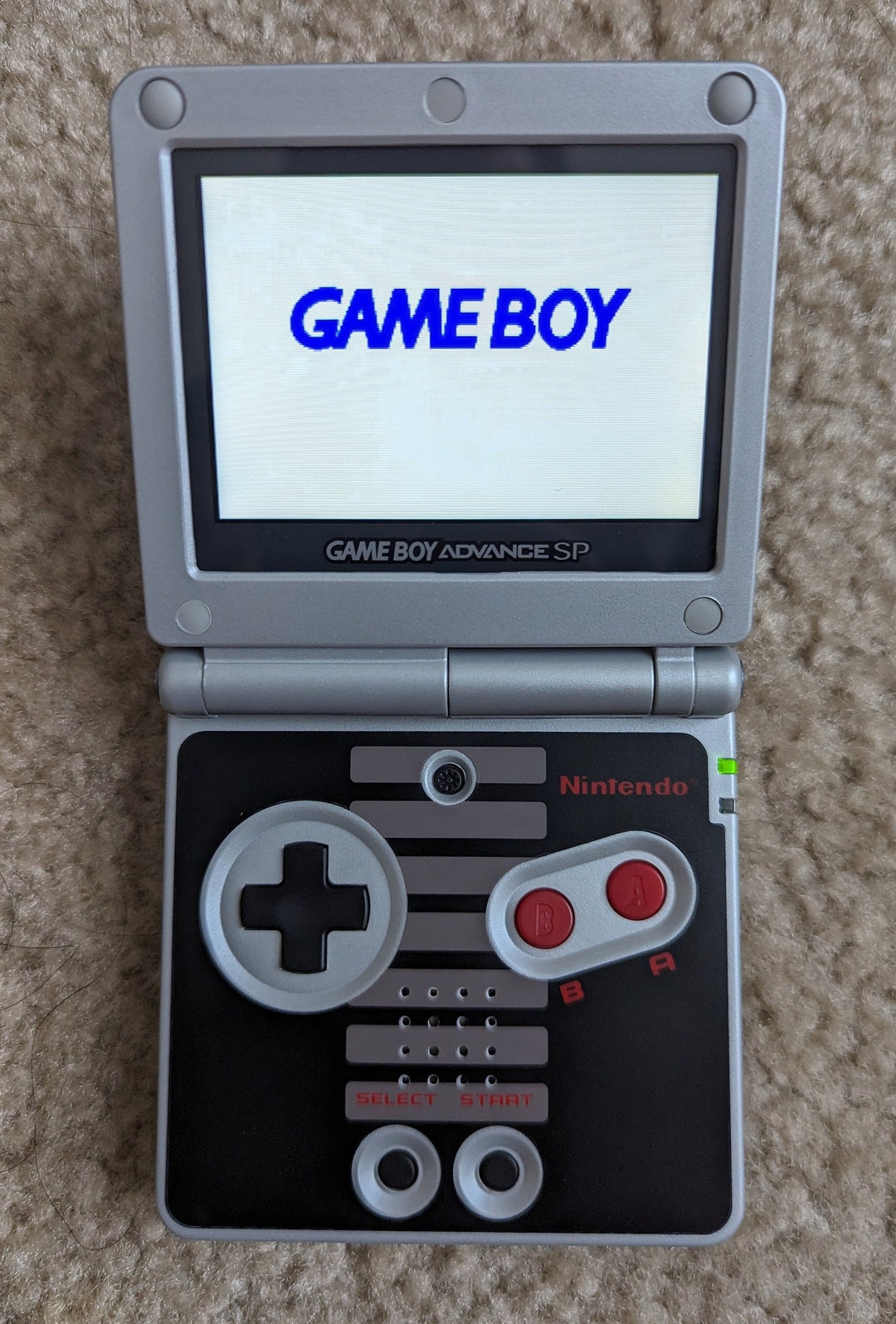 Gameboy Advance SP (NES Style) With IPS Backlight Screen - Etsy UK
