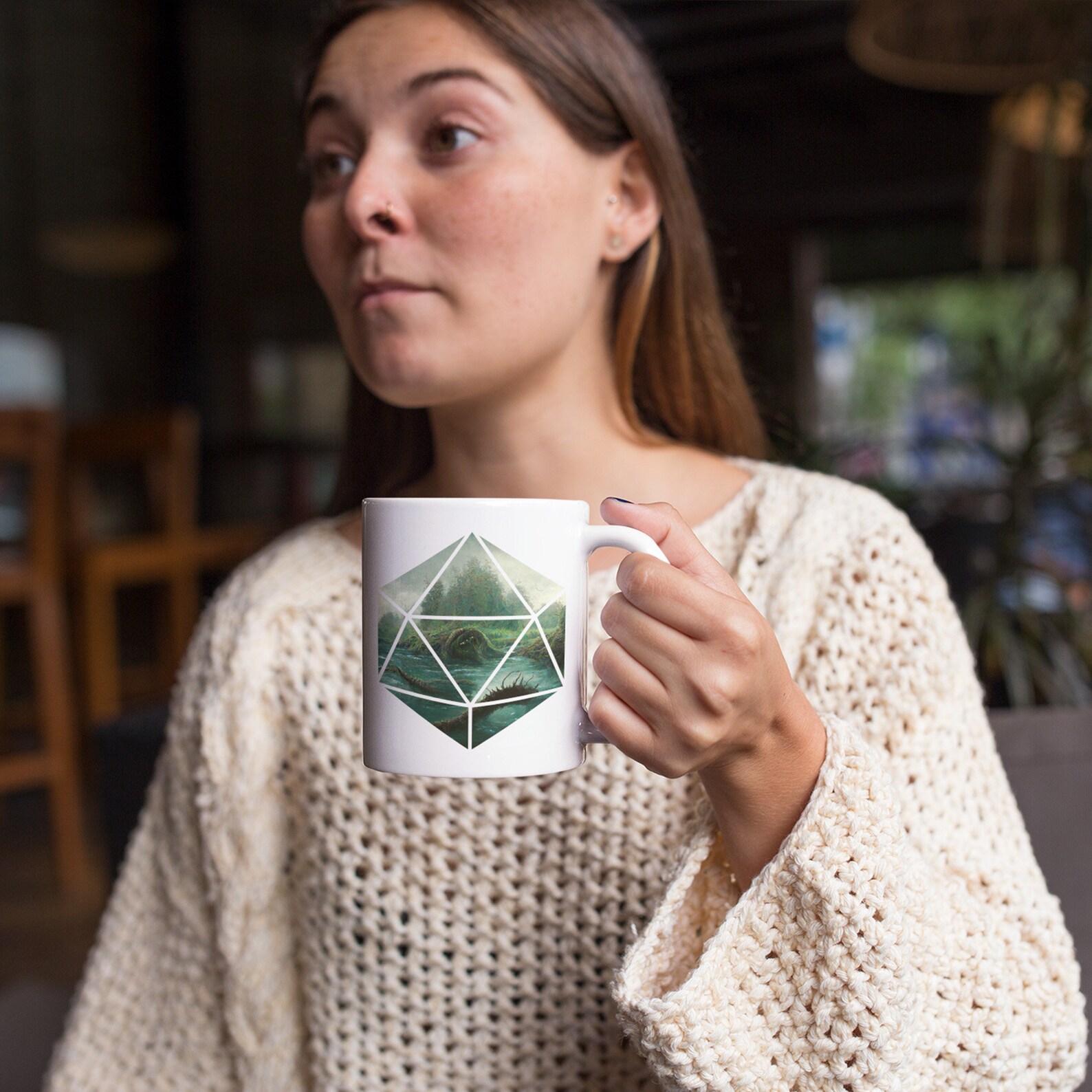 D20 Art - Swamp Witch Mug | 5e Adventure D20 Mug | Dnd Mug | Dungeons ...