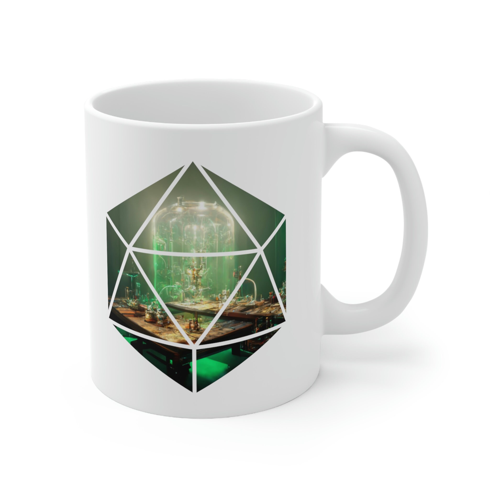 D20 Art Mad Scientist Lab Dnd Mug 5e Adventure D20 Mug - Etsy