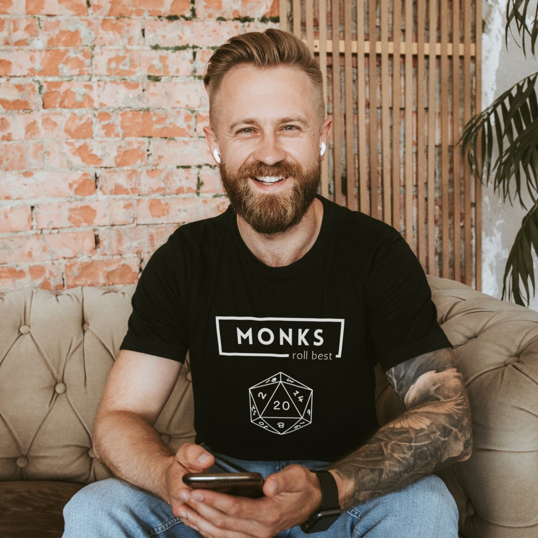 Monk Dnd Shirt | D20 Shirt | Dungeons and Dragons Gifts | Dungeons and ...