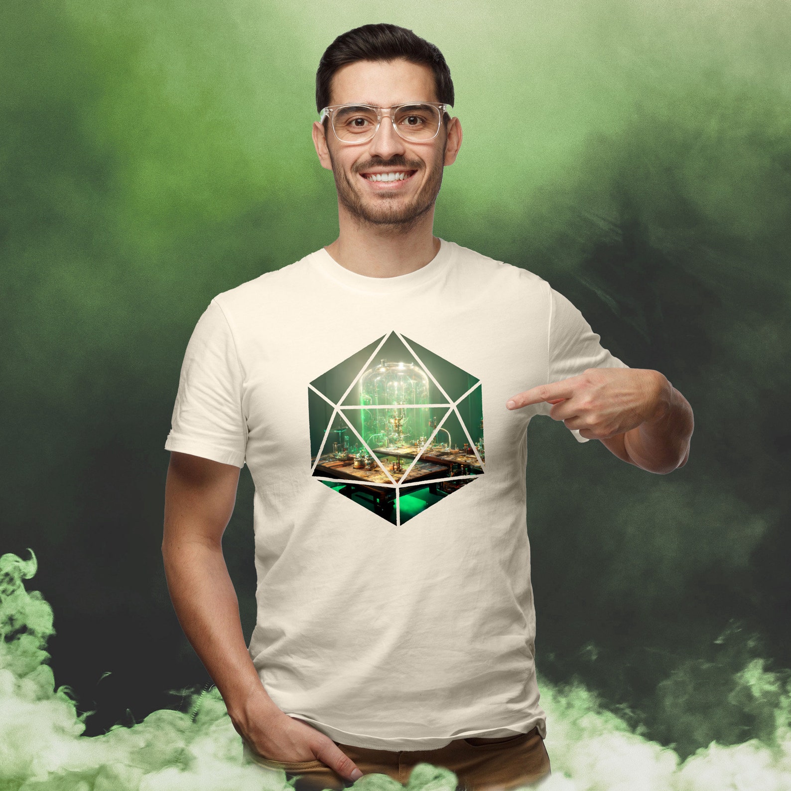 Dice Art - Mad Scientist | 5e Adventure T Shirt | Massive D20 Dnd ...