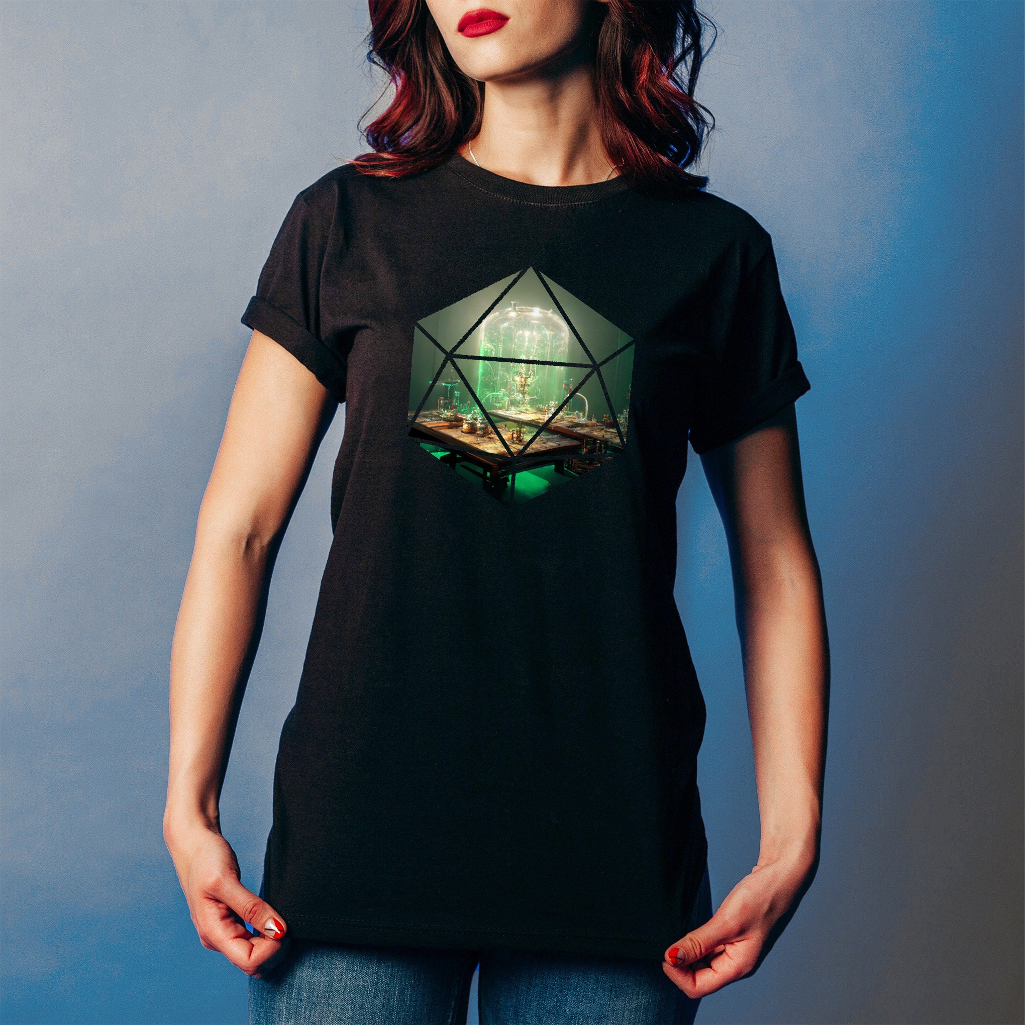 Dice Art - Mad Scientist | 5e Adventure T Shirt | Massive D20 Dnd ...