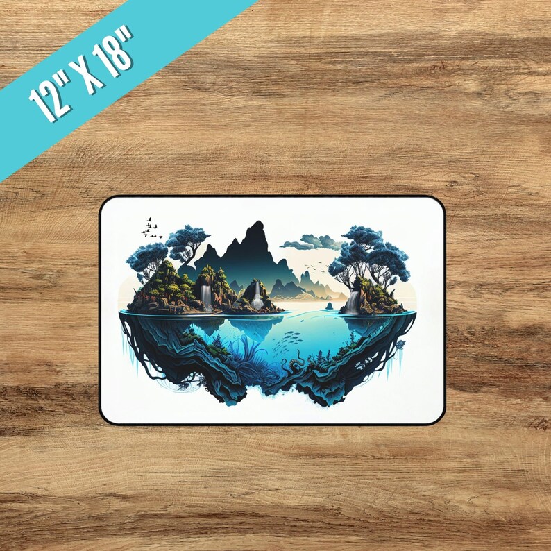 Fantasy Landscape Art Desk Mat Dnd Mousepad Dnd Desk Mat Dnd Gifts ...