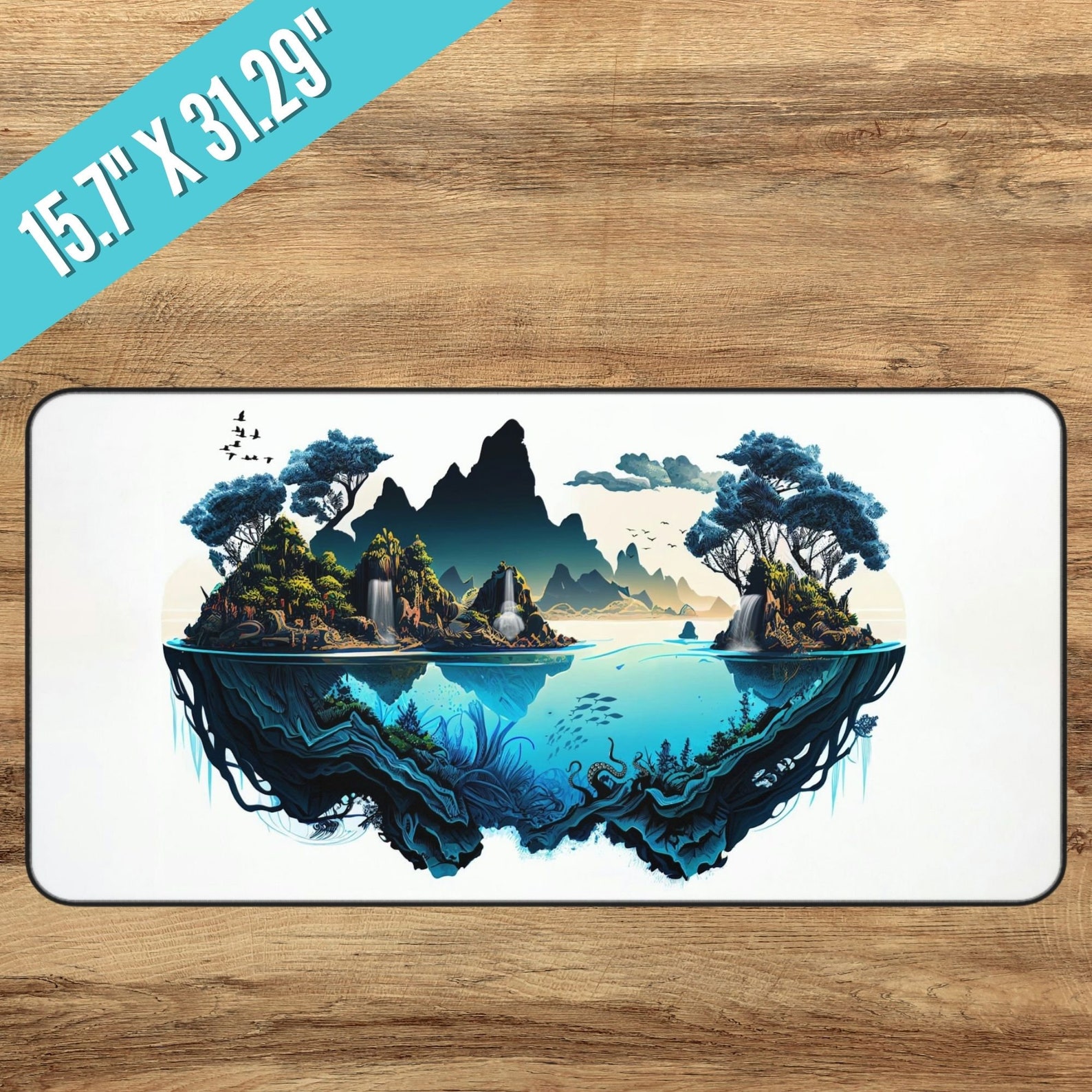 Fantasy Landscape Art Desk Mat Dnd Mousepad Dnd Desk Mat Dnd Gifts ...