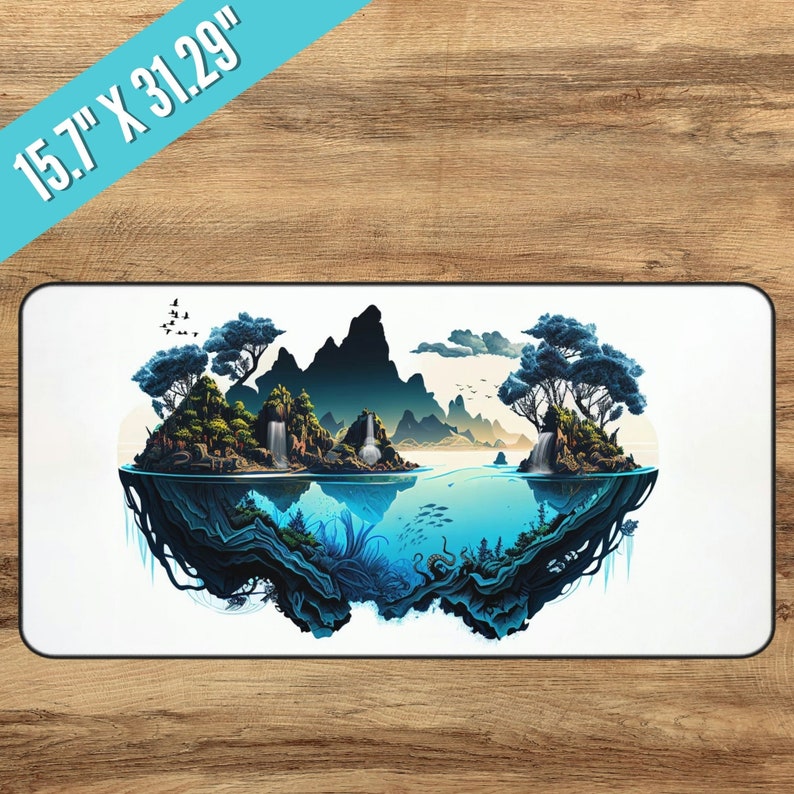Fantasy Landscape Art Desk Mat Dnd Mousepad Dnd Desk Mat Dnd Gifts ...