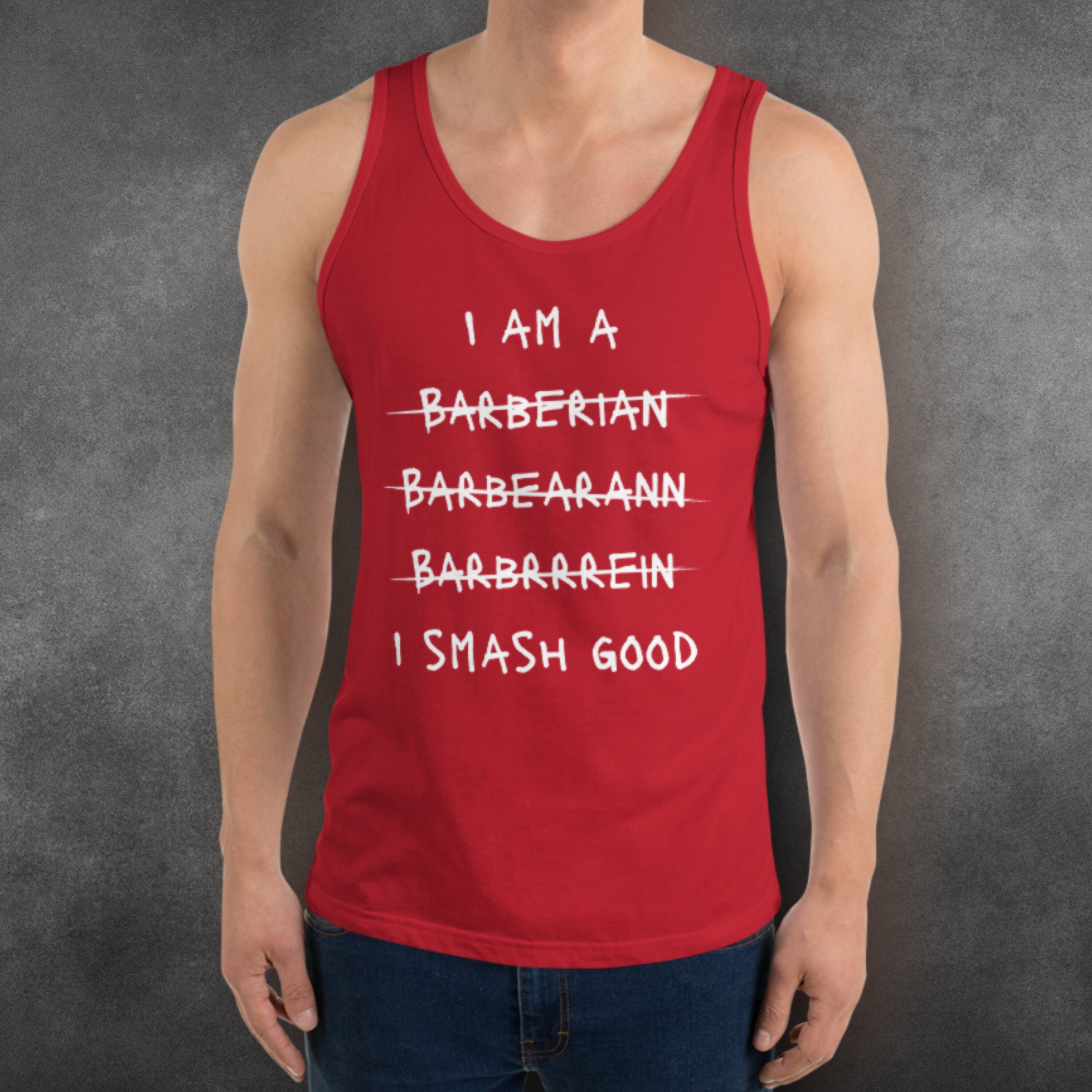 I Am a Barbarian Dungeons and Dragons Tank Top Shirt | RPG D&D Gifts ...