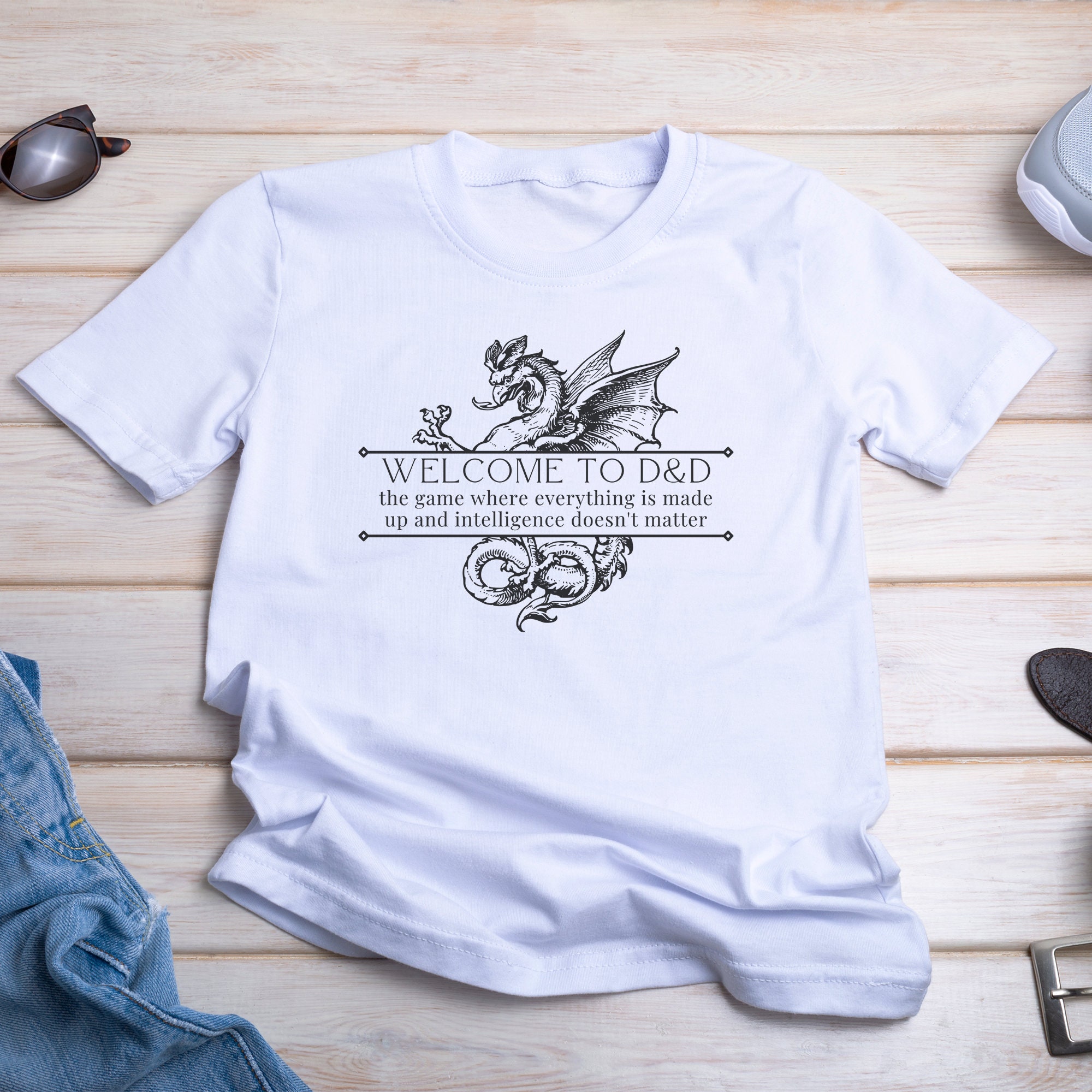Welcome to D&D | Dungeons and Dragons T Shirt | RPG Dnd Gifts ...