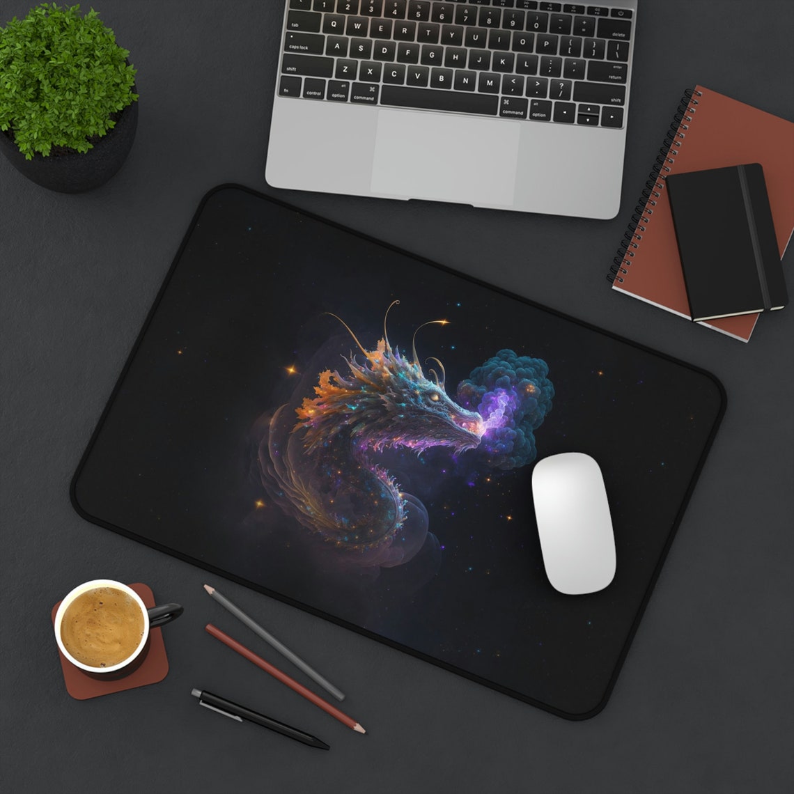 Star Map Dragon Mouse Pad Dnd Mousepad Dnd Desk Mat Dnd - Etsy