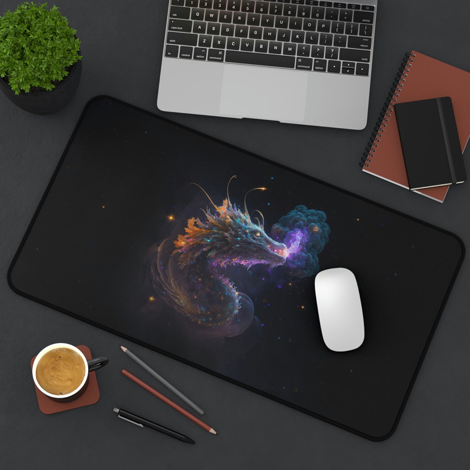 Star Map Dragon Mouse Pad | Dnd Mousepad | Dnd Desk Mat | Dnd Gifts ...