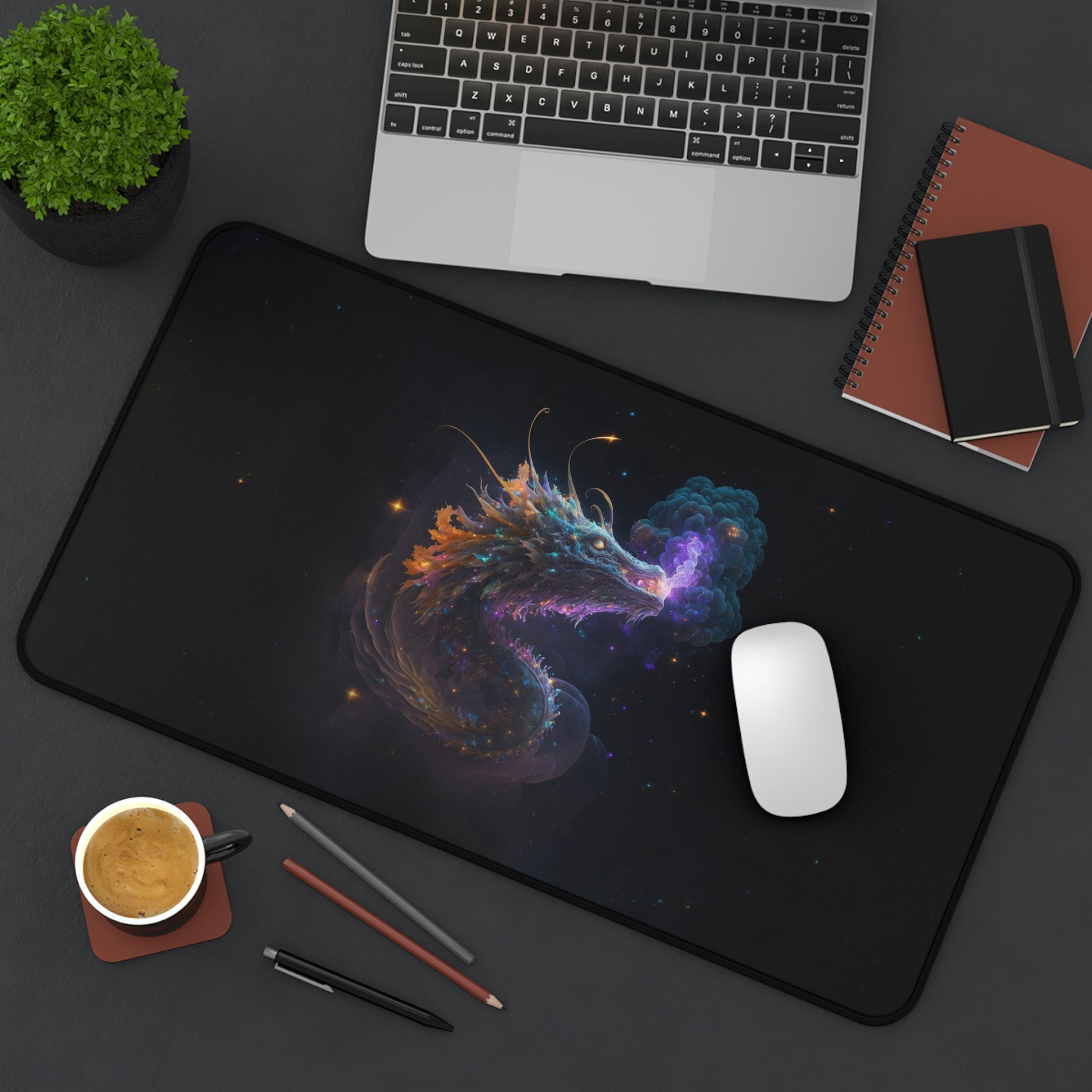 Star Map Dragon Mouse Pad Dnd Mousepad Dnd Desk Mat Dnd - Etsy