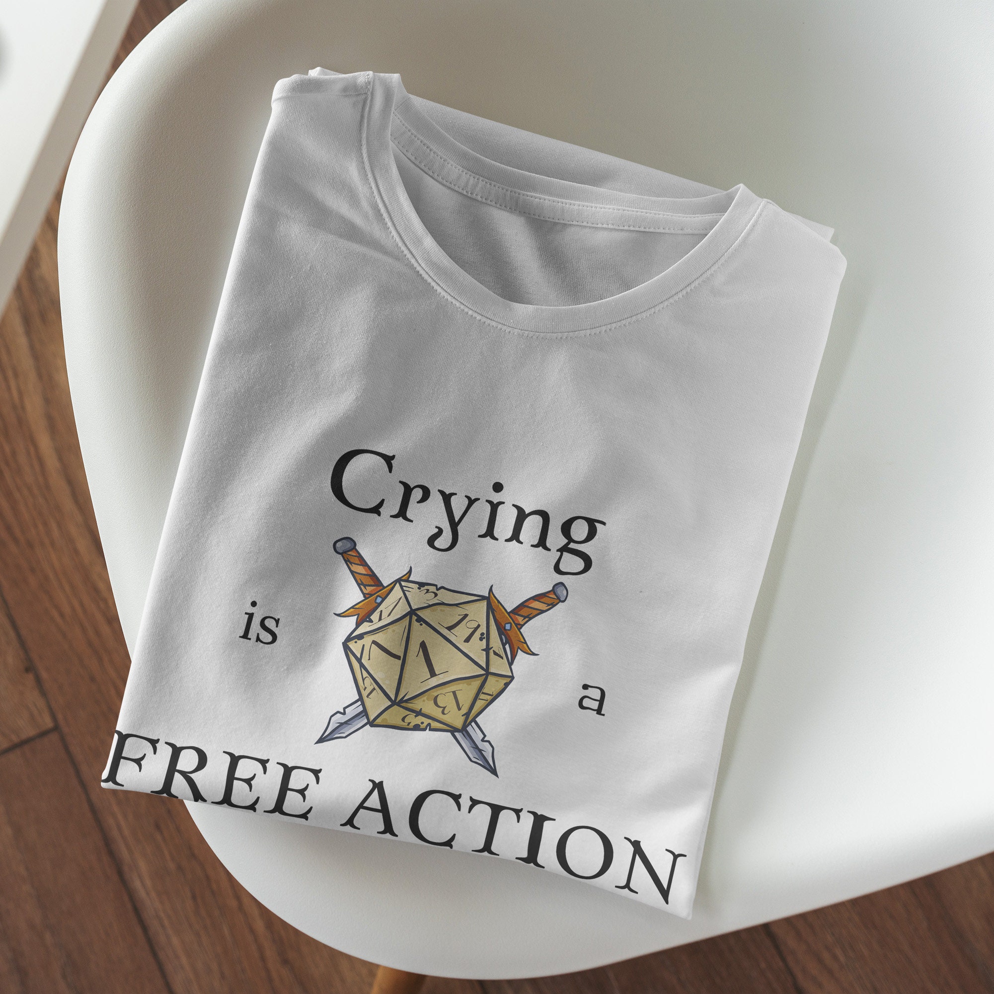 Crying is A Free Action Dnd T Shirt Dnd Gifts for Him - Etsy